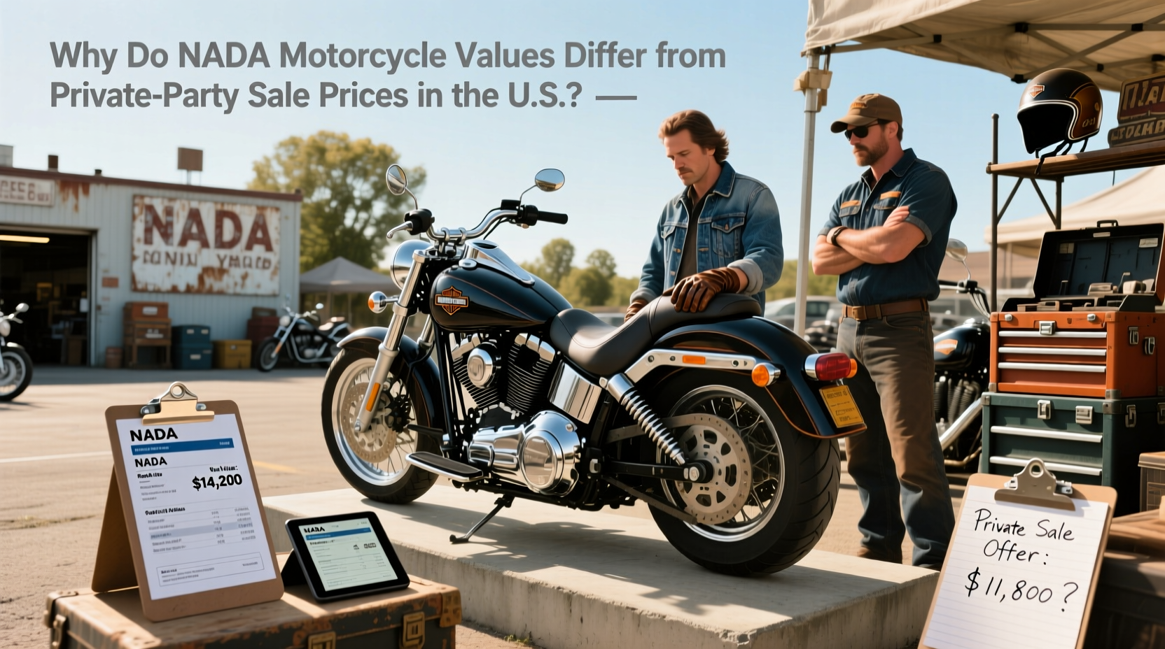 NADA Motorcycle Value Guide: How It Differs from Private Sales