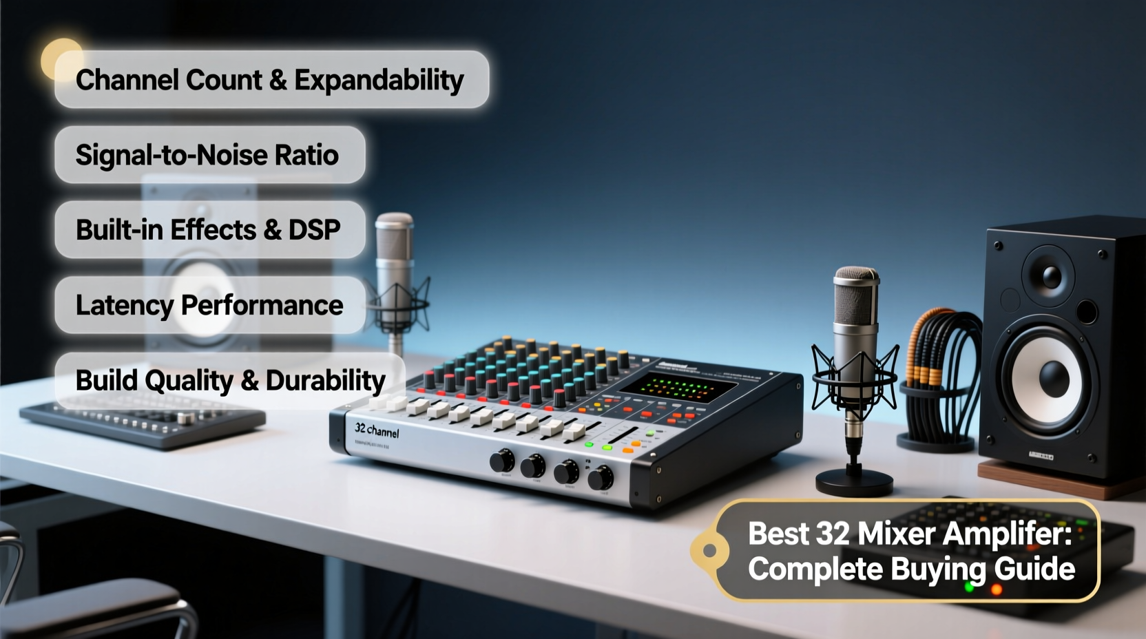 How to Choose the Best 32 Mixer Amplifier: A Complete Buying Guide