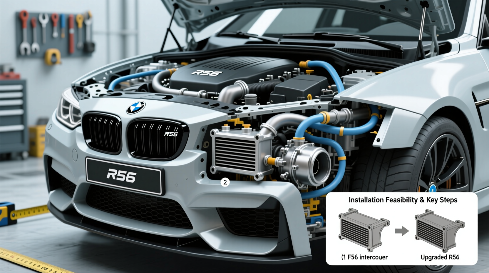 R56 Intercooler on F56: Installation Feasibility & Key Steps