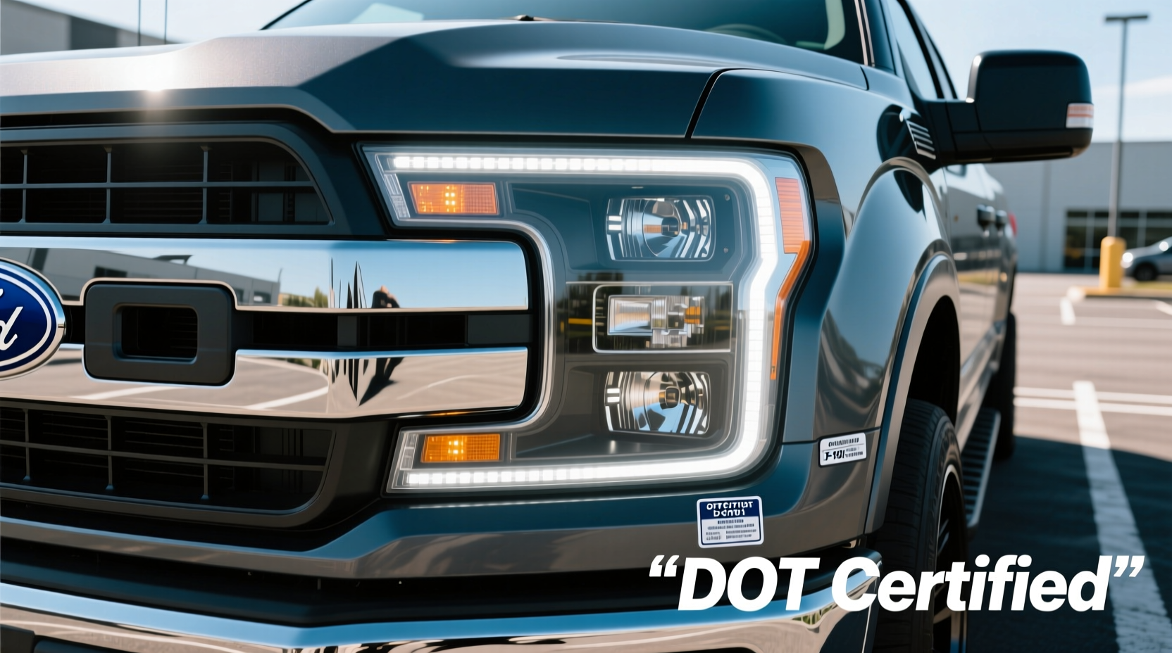 F-150 LED Headlights: Legal Only If DOT-Certified Assemblies