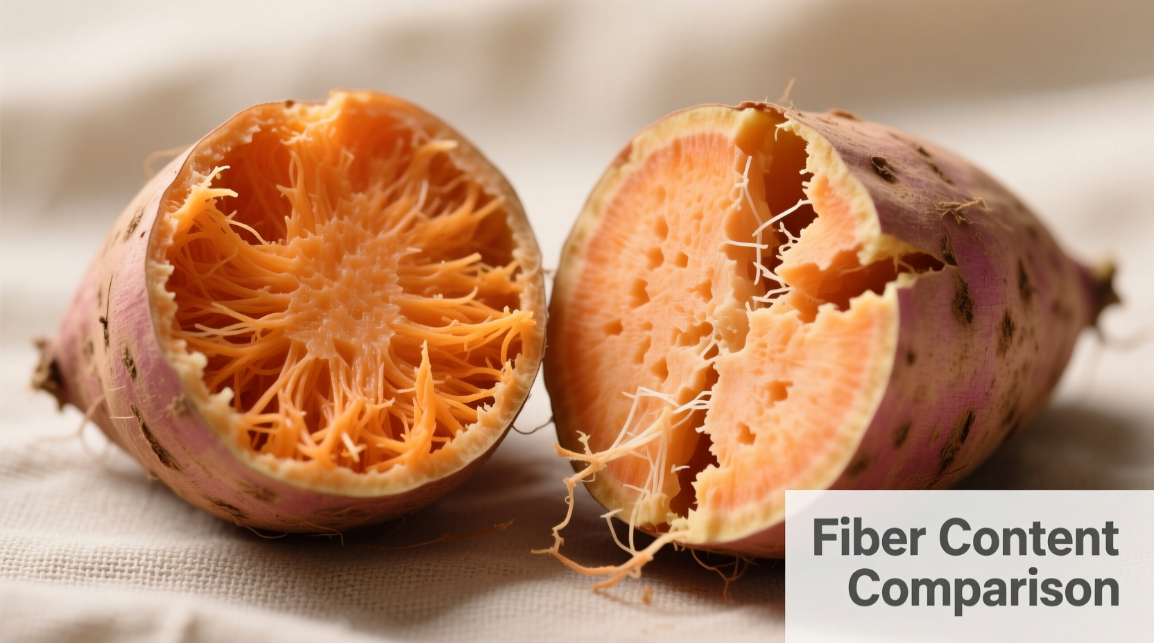 Fiber in Sweet Potato Without Skin: Exact Amounts & Tips