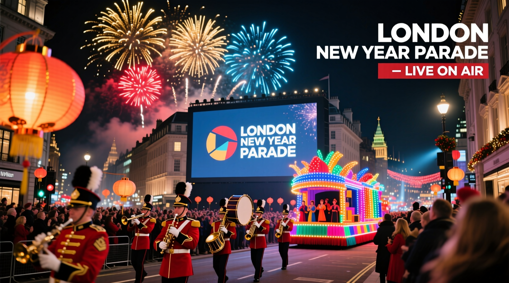 Is London New Year Parade on TV? Yes, It's Broadcast Live