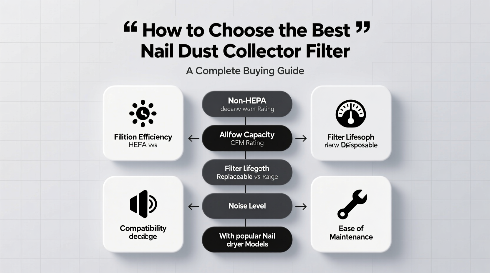 How to Choose the Best Nail Dust Collector Filter: A Complete Buying Guide