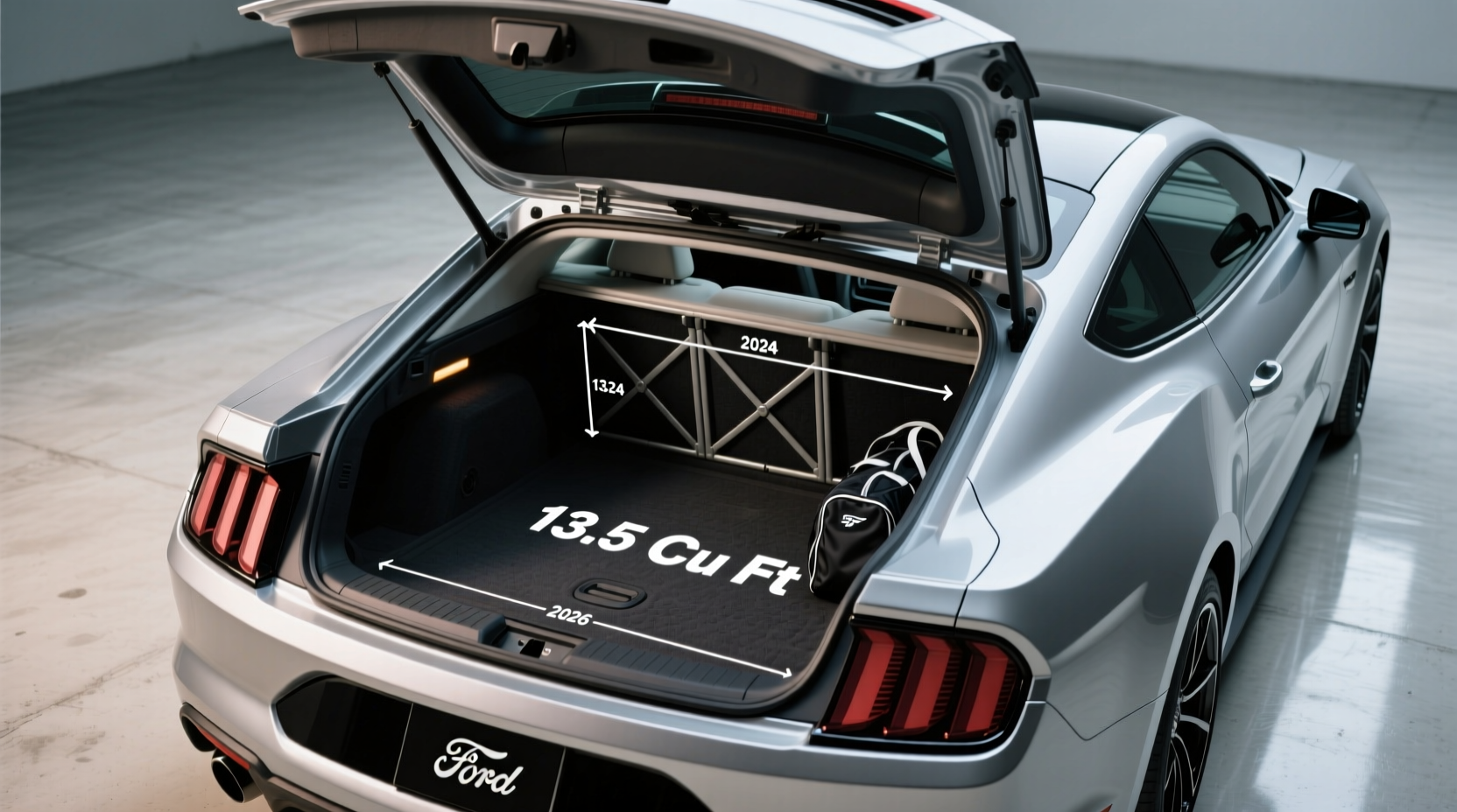 2026 Ford Mustang Trunk Space: 13.5 Cu Ft Confirmed