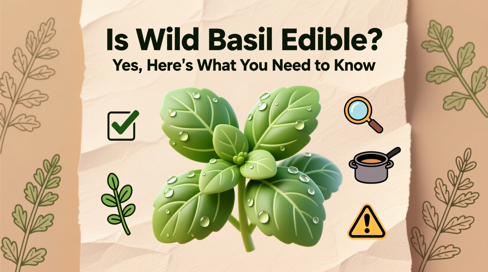 Is Wild Basil Edible? Yes, Here's What You Need to Know