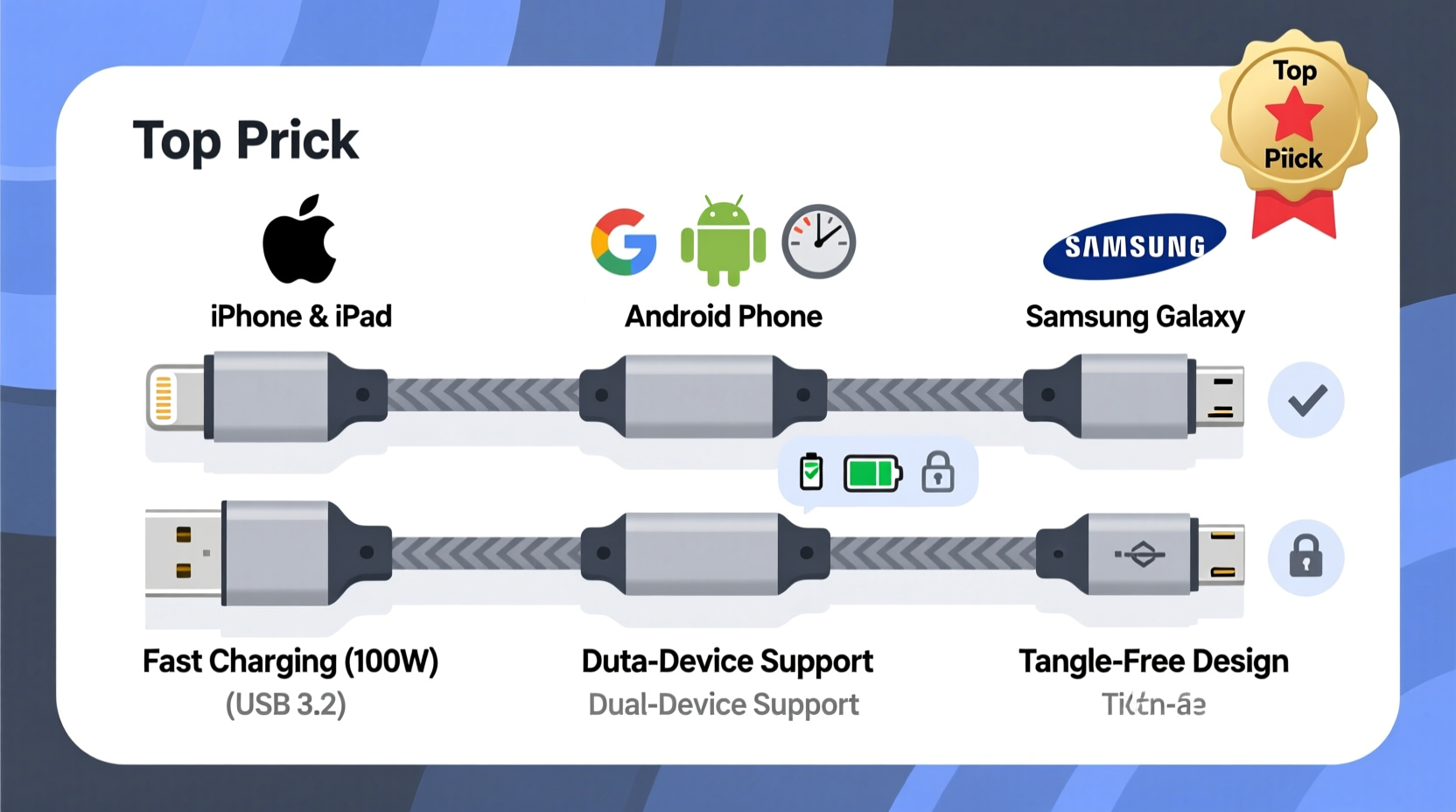 How to Choose the Best 3 in 1 Data Cable for Multiple Devices