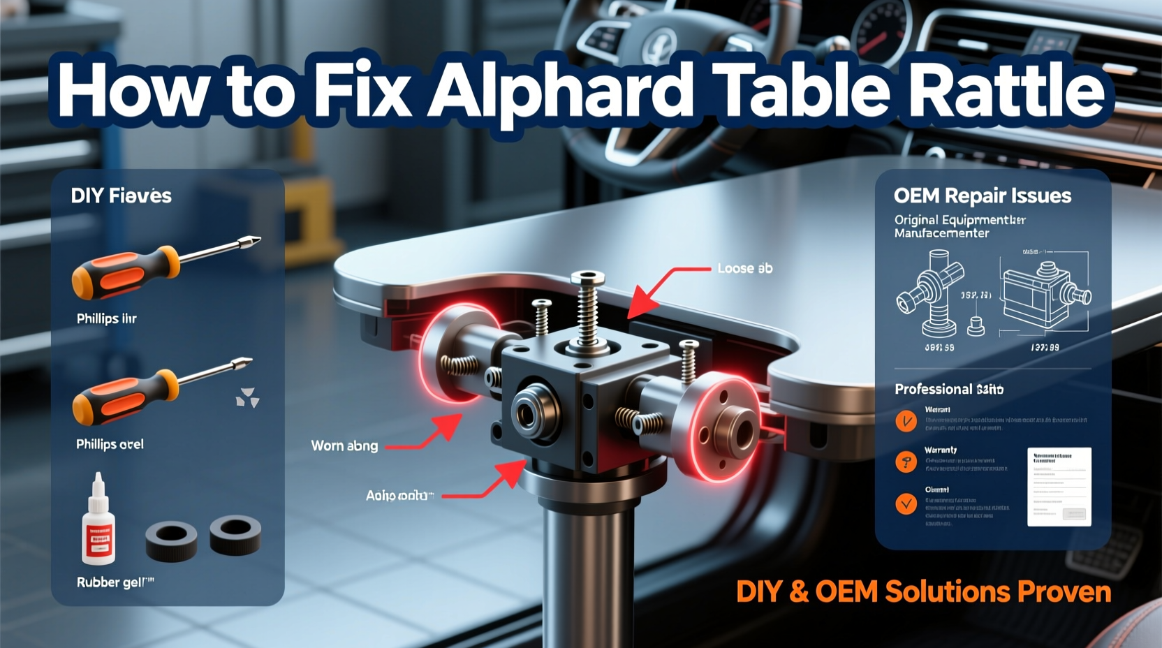 How to Fix Alphard Table Rattle: Proven DIY & OEM Solutions