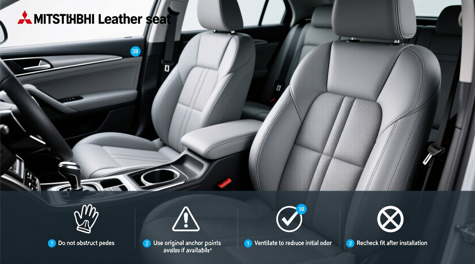 How to Choose Mitsubishi Logo Seat Covers: Buying Guide