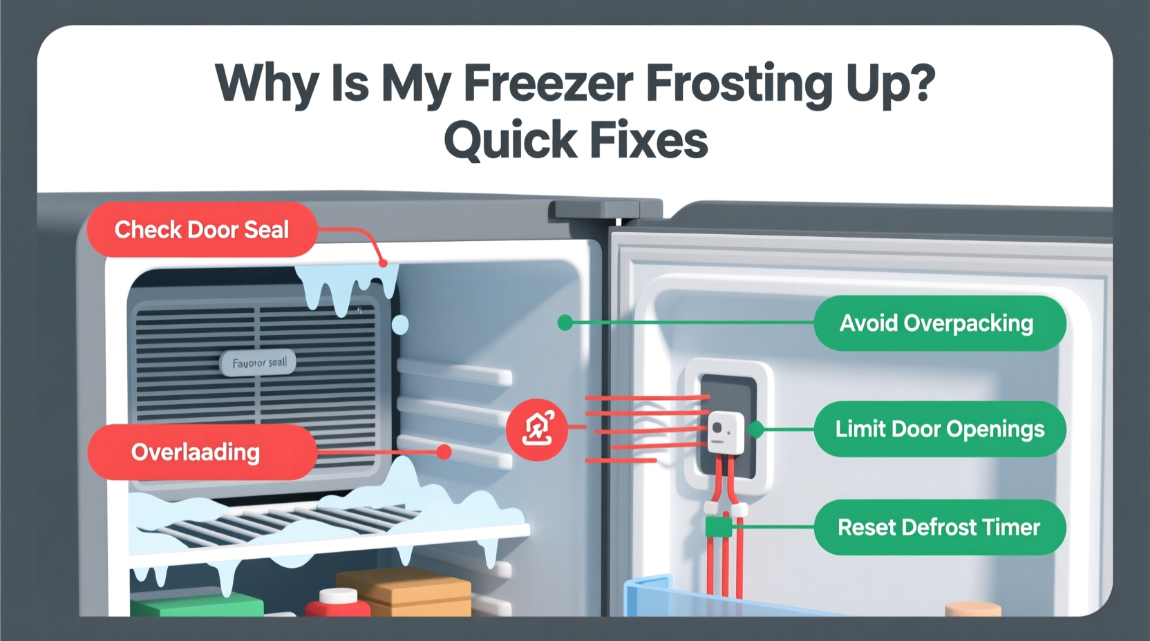 Why Is My Freezer Frosting Up Causes Quick Fixes