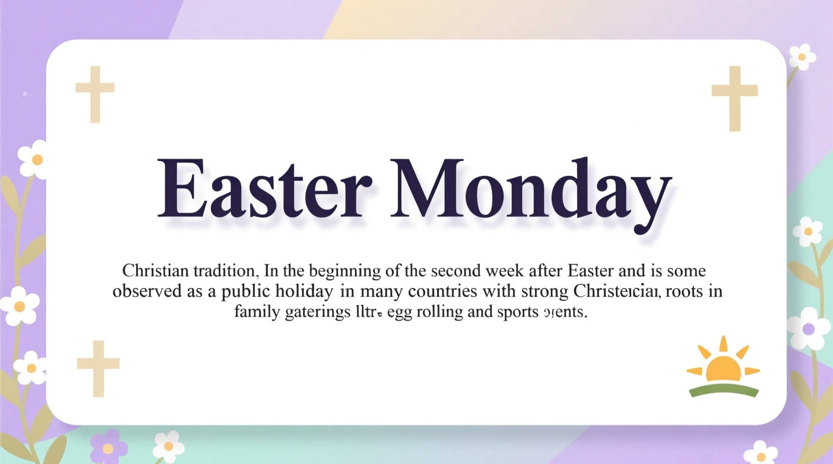 What Is the Monday After Easter Called?