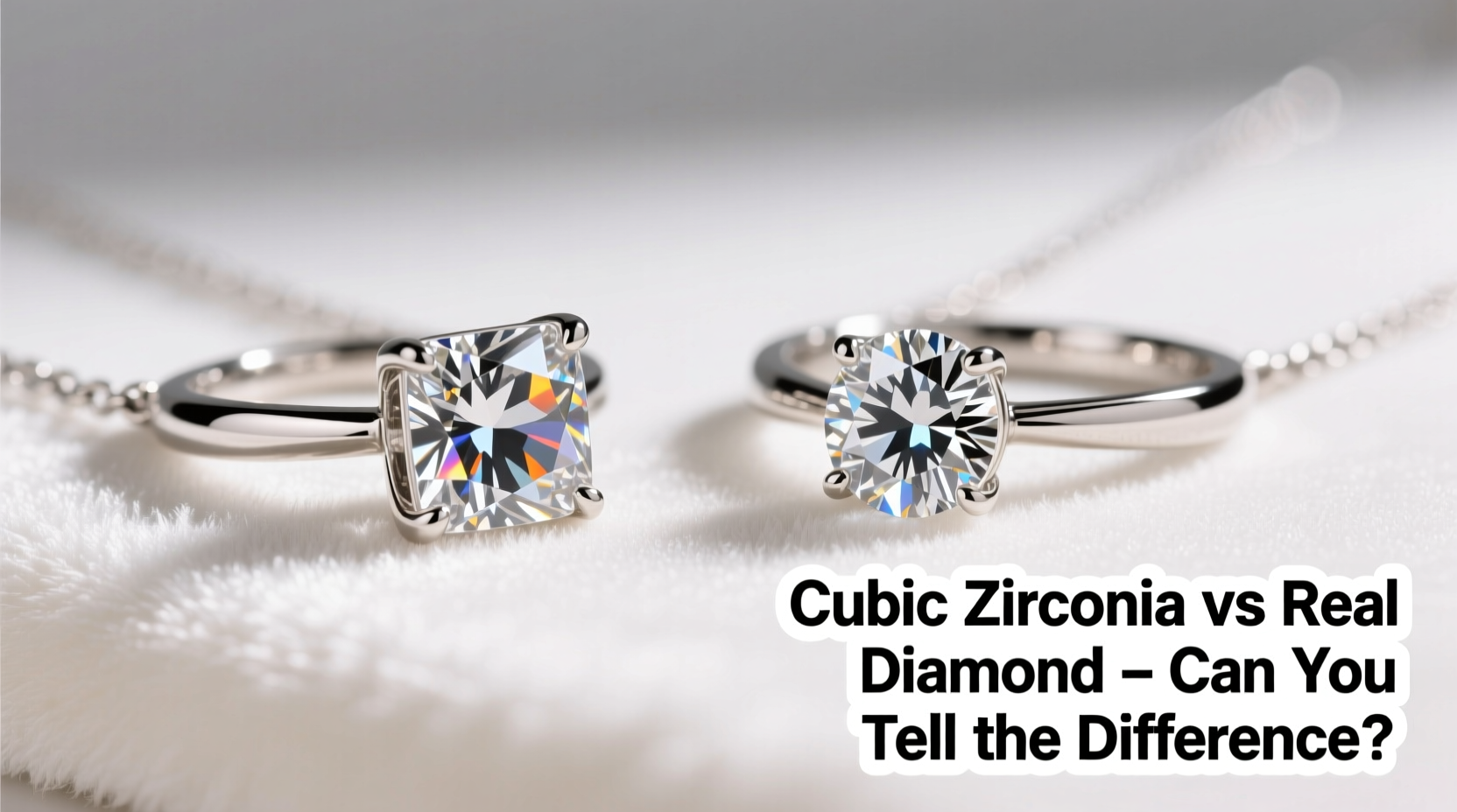 Cubic Zirconia Vs Real Diamond Necklace Can People Really Tell The ...