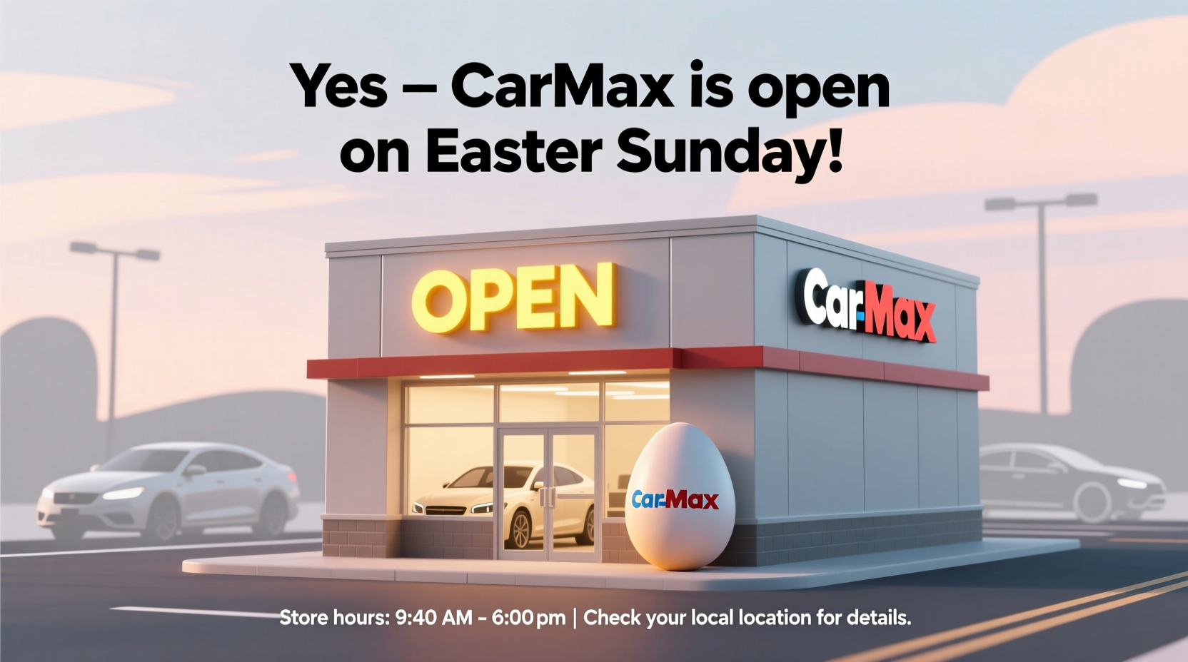 Is CarMax Open on Easter Sunday?