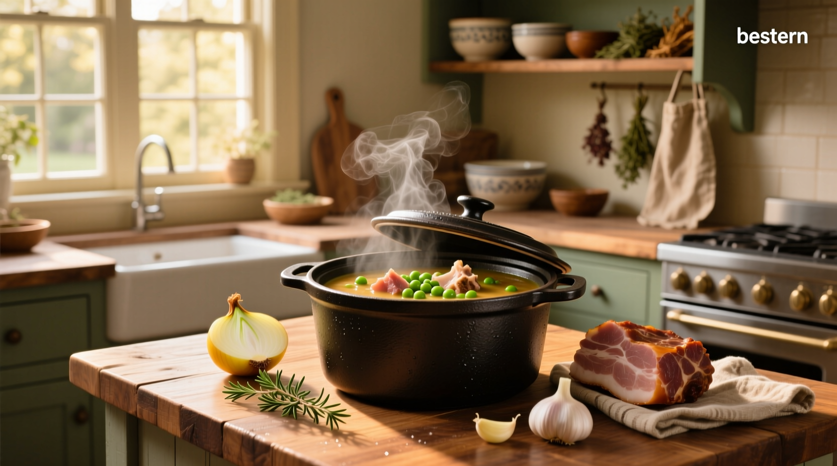 How to Make Ham Bone Pea Soup in a Crock Pot
