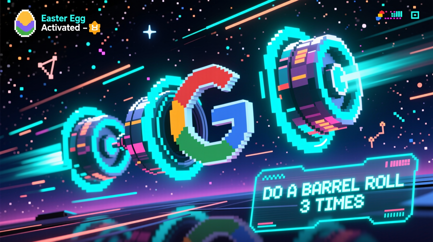 Do a Barrel Roll 3 Times: Google Easter Egg Explained