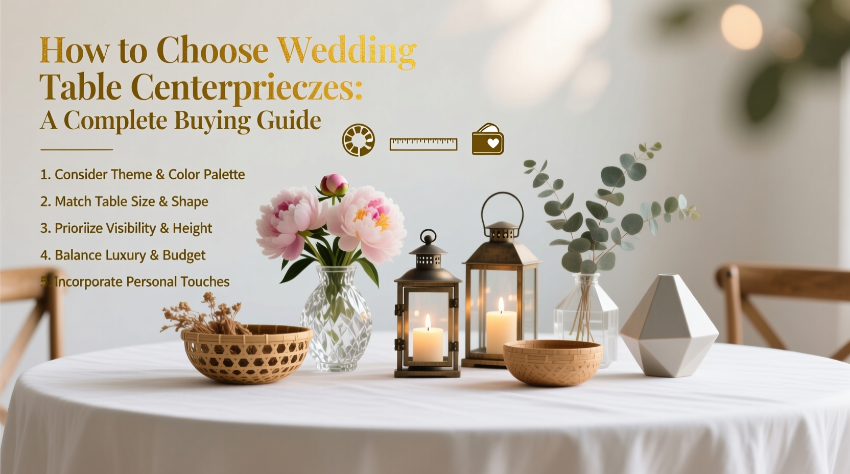 How to Choose Wedding Table Centerpieces: A Complete Buying Guide