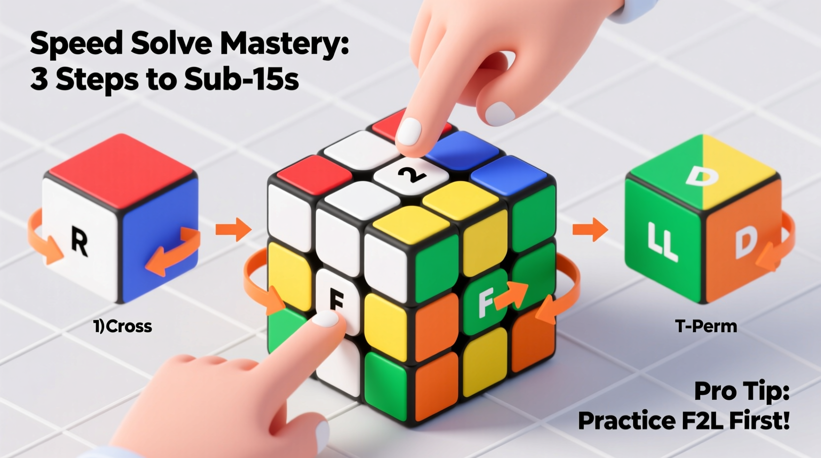 Step By Step Strategies To Quickly Solve A Rubiks Cube Like A Pro