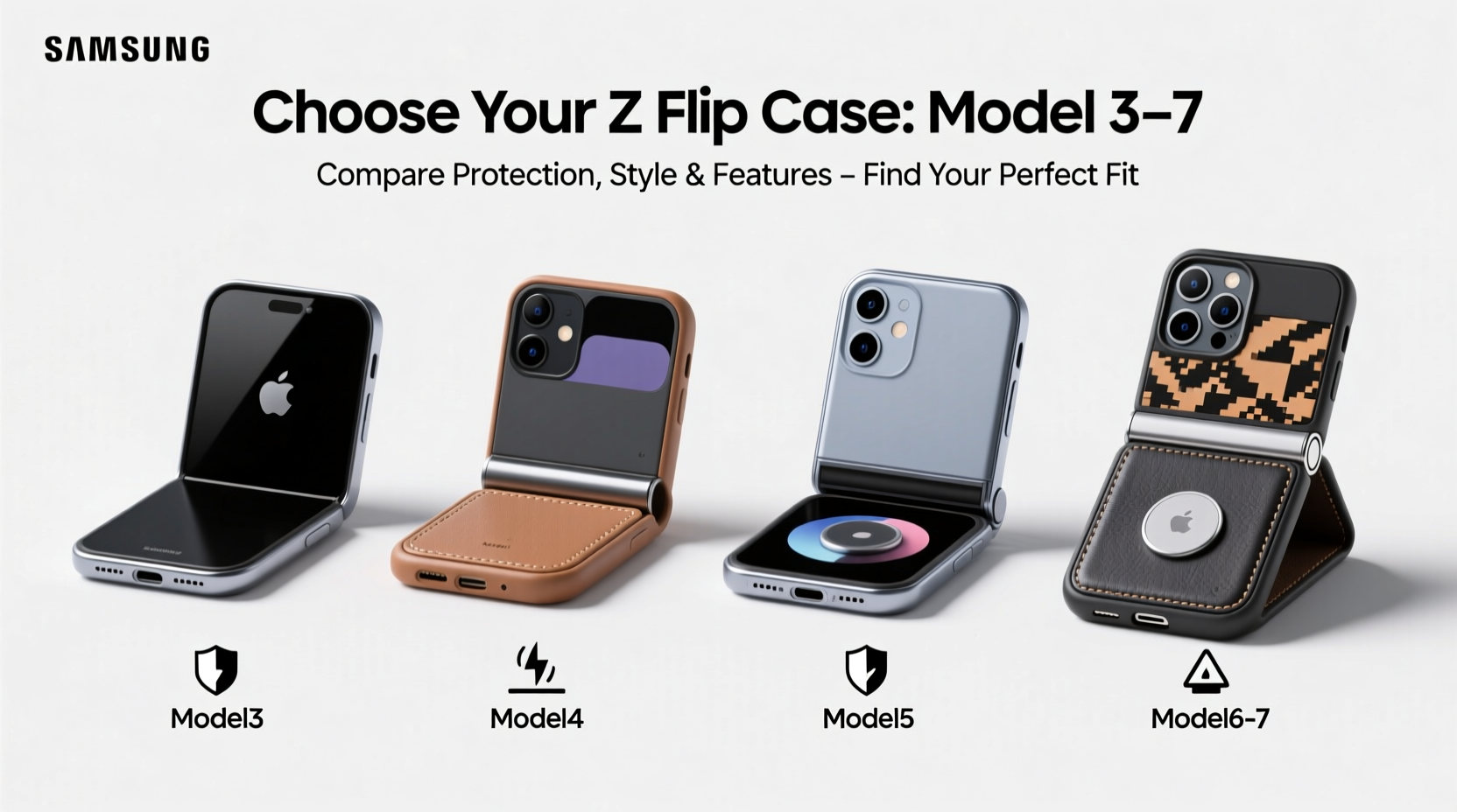 Comparing Z Flip Cases How To Choose The Right One For Models 3 Through ...