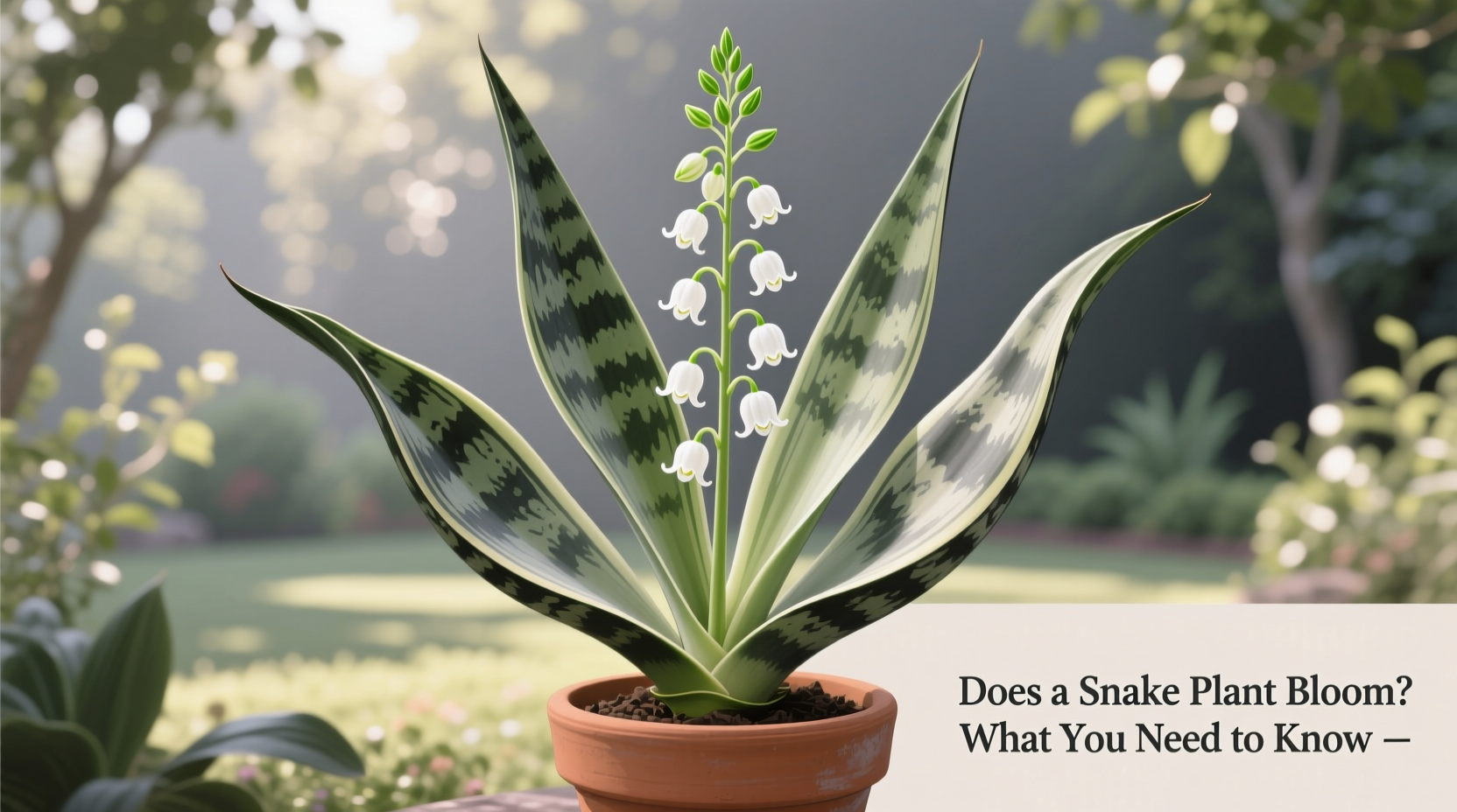 Does a Snake Plant Bloom? What You Need to Know