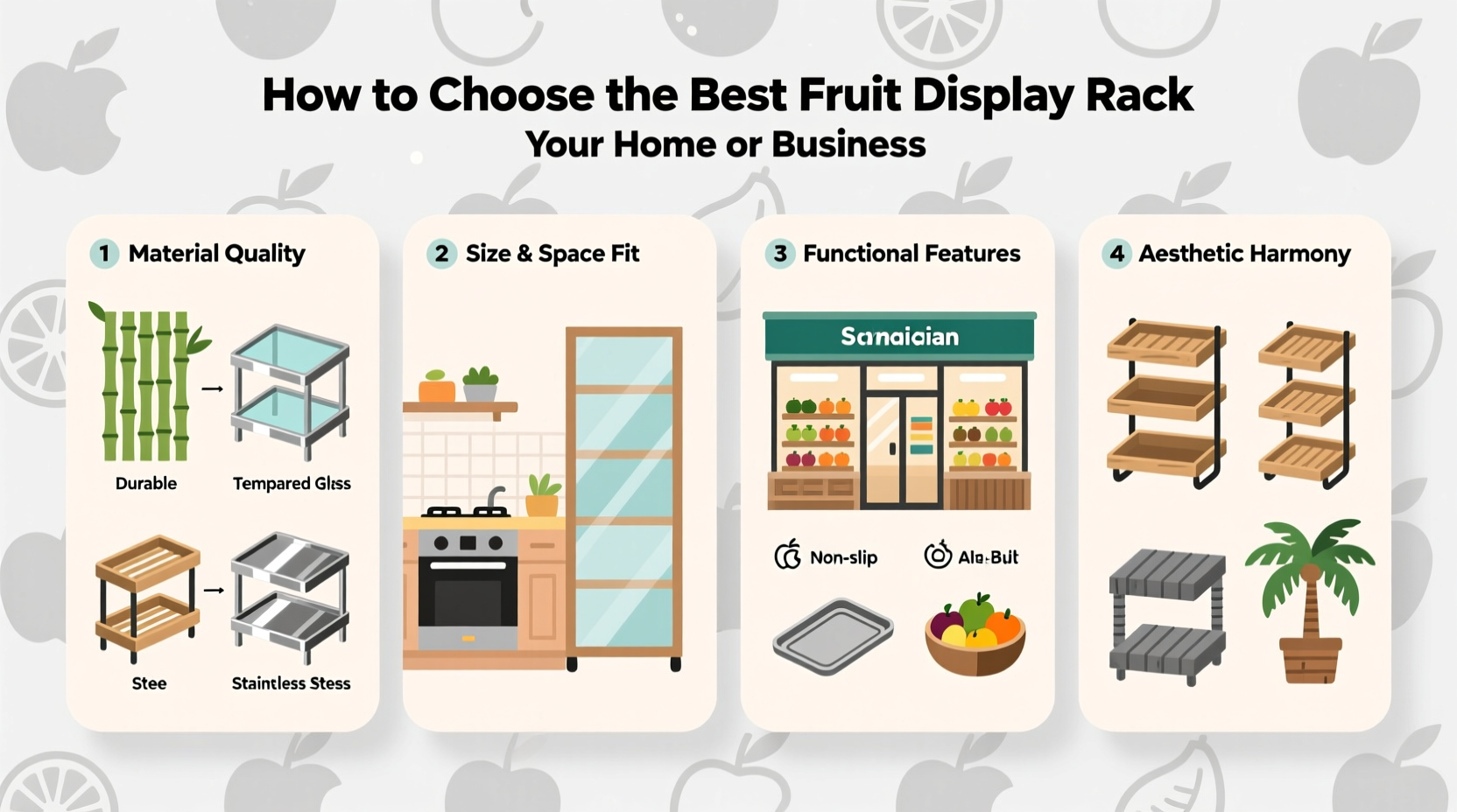 How to Choose the Best Fruit Display Rack for Your Home or Business