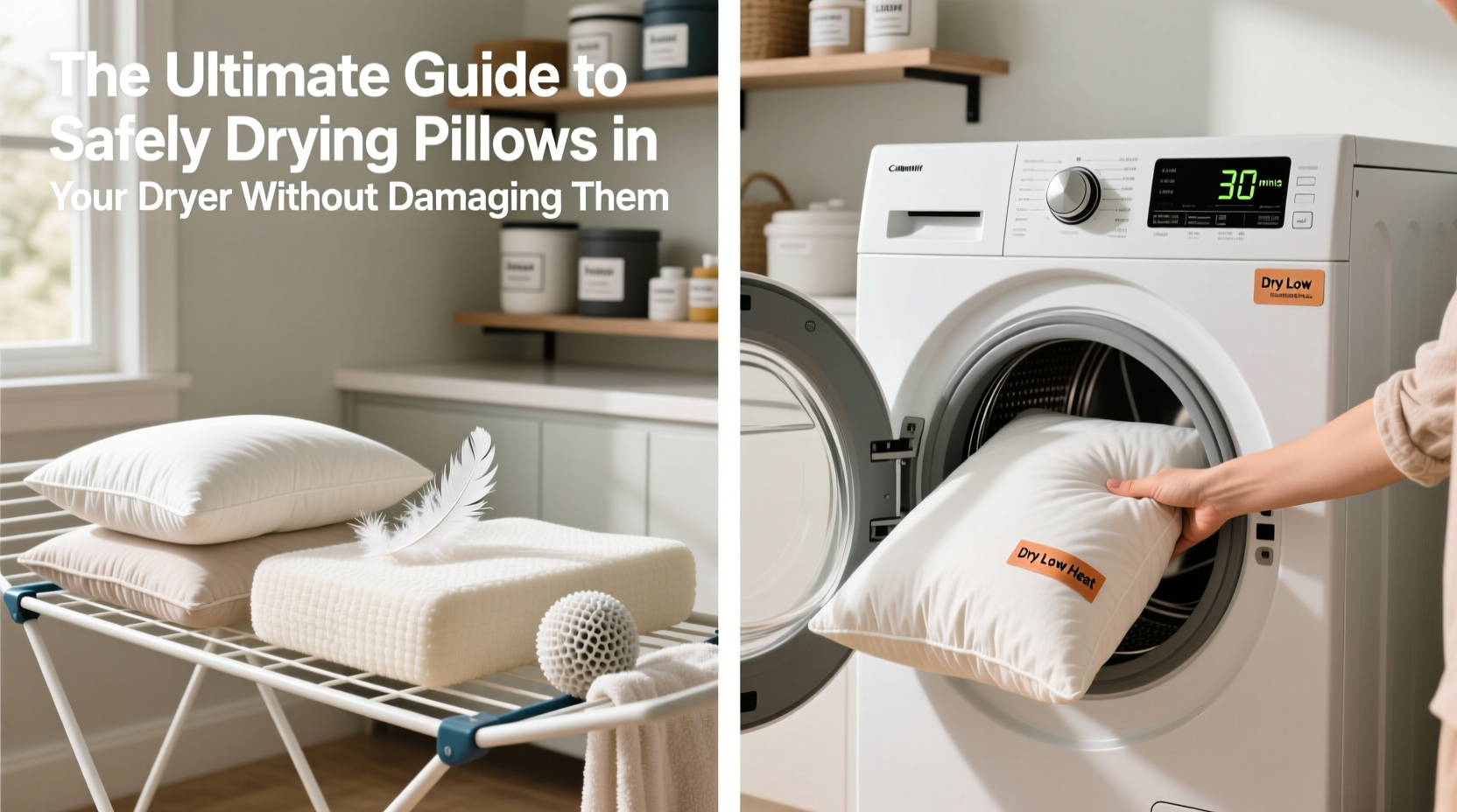 The Ultimate Guide To Safely Drying Pillows In Your Dryer Without ...