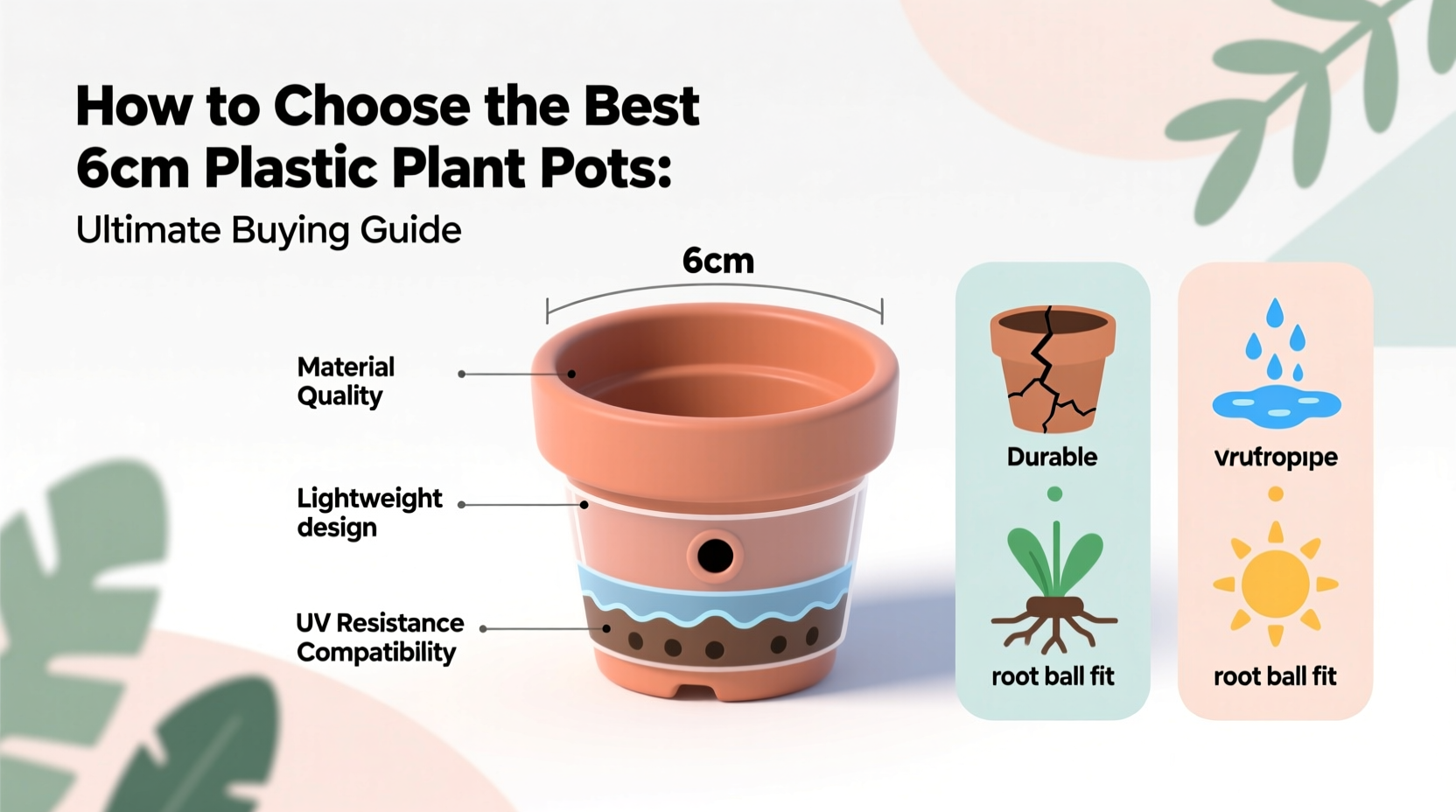How to Choose the Best Plastic Plant Pots 6cm: Ultimate Buying Guide