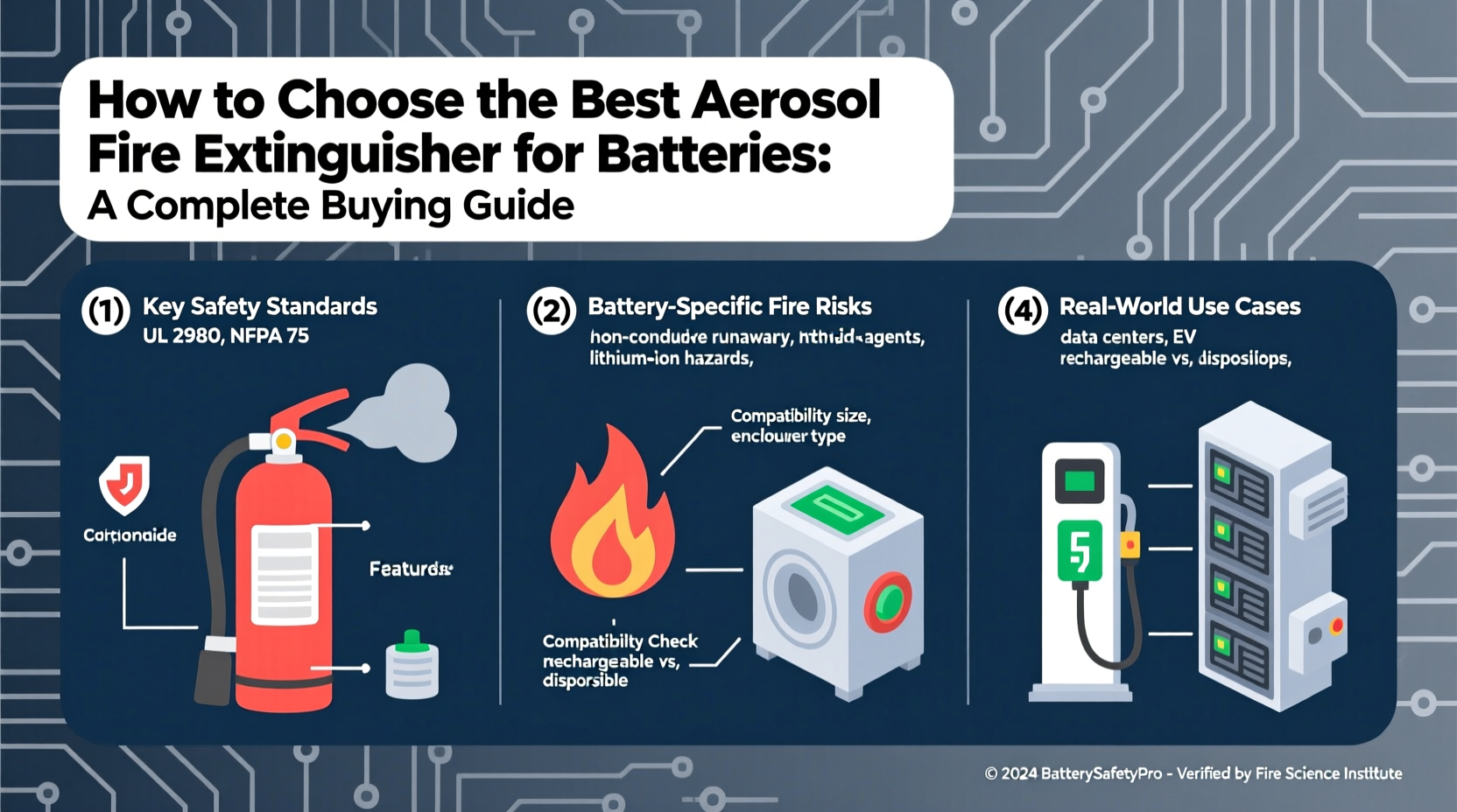 How to Choose the Best Aerosol Fire Extinguisher for Battery Fires