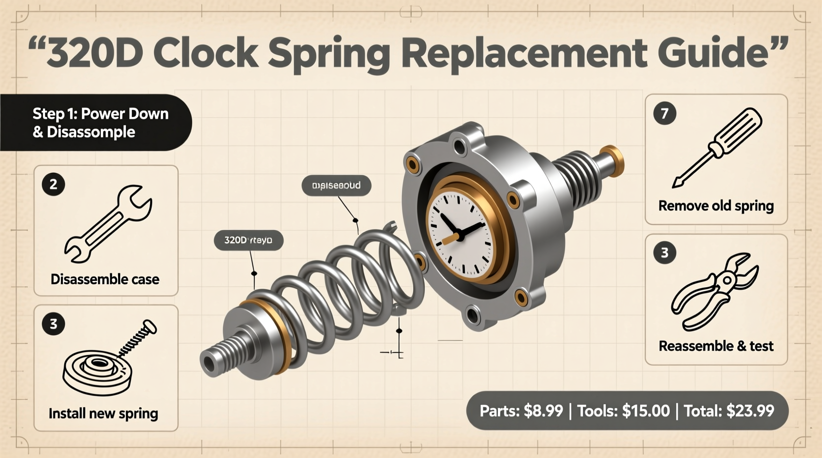 320d Clock Spring Replacement: Full Guide & Cost Breakdown