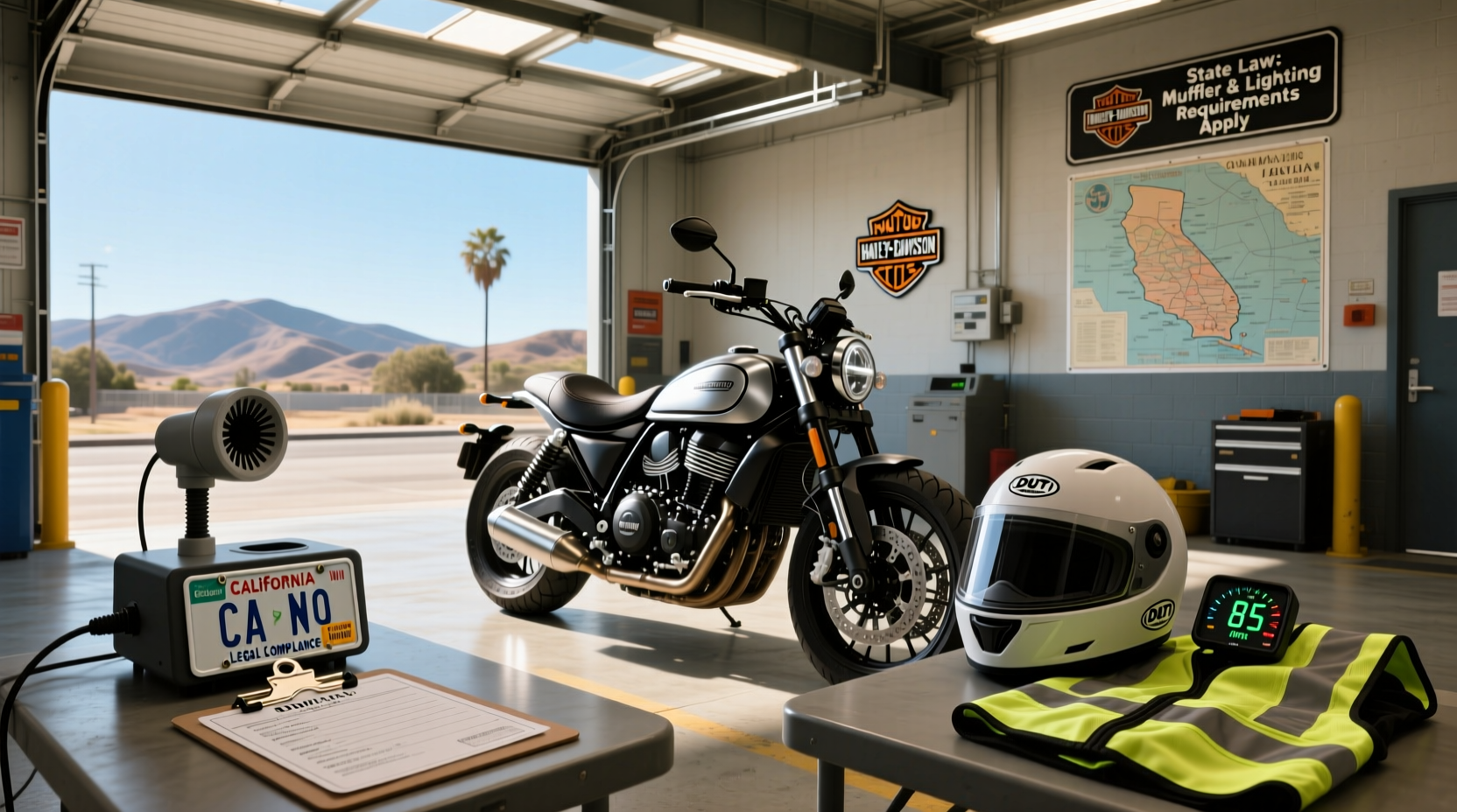 How to Make a Motorcycle Legal in California: A Complete Guide