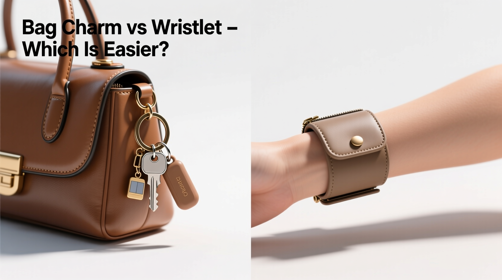 Bag Charm Keychain Versus Wristlet Which Ones Actually Easier To Use