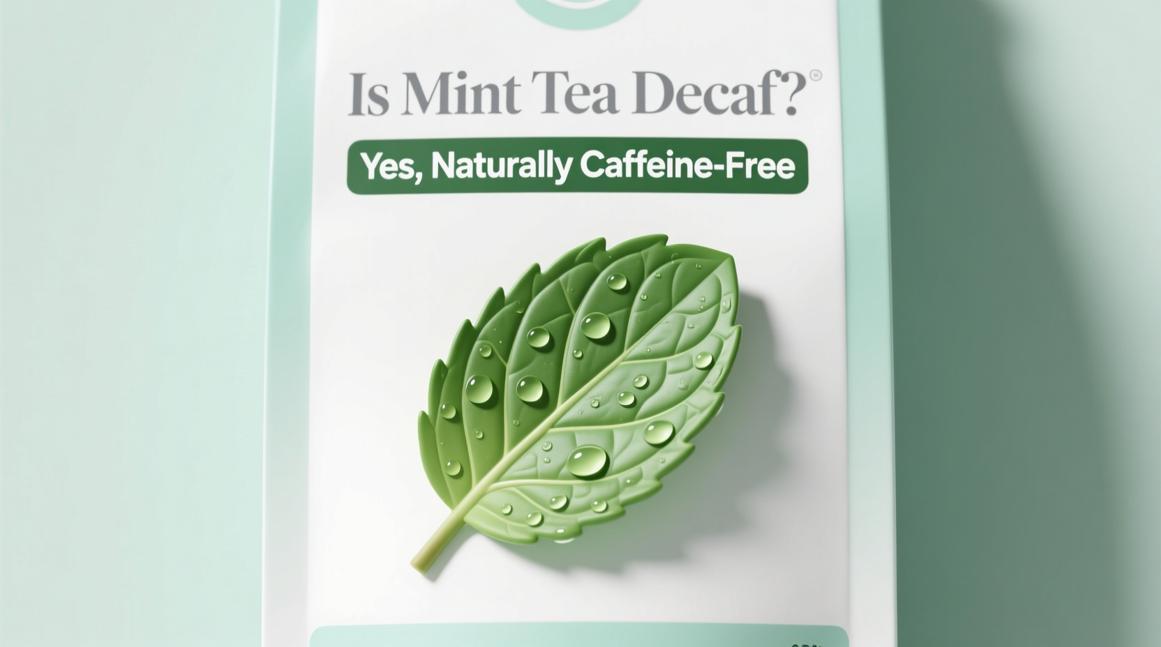 Is Mint Tea Decaf? Yes, Naturally Caffeine-Free