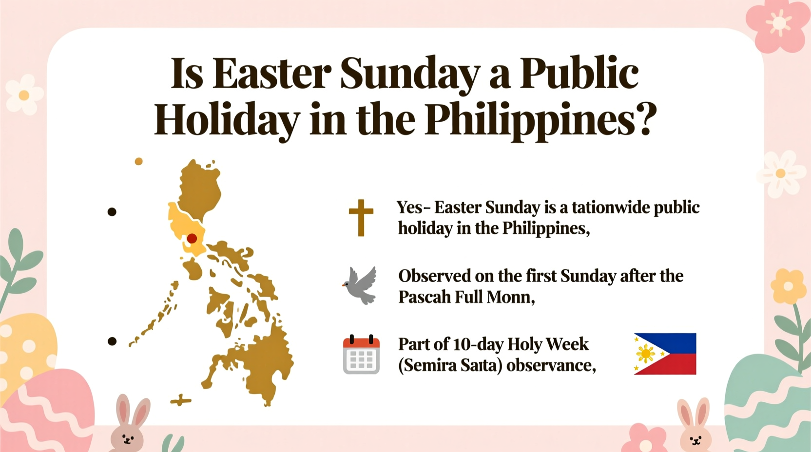 Is Easter Sunday a Public Holiday in the Philippines?