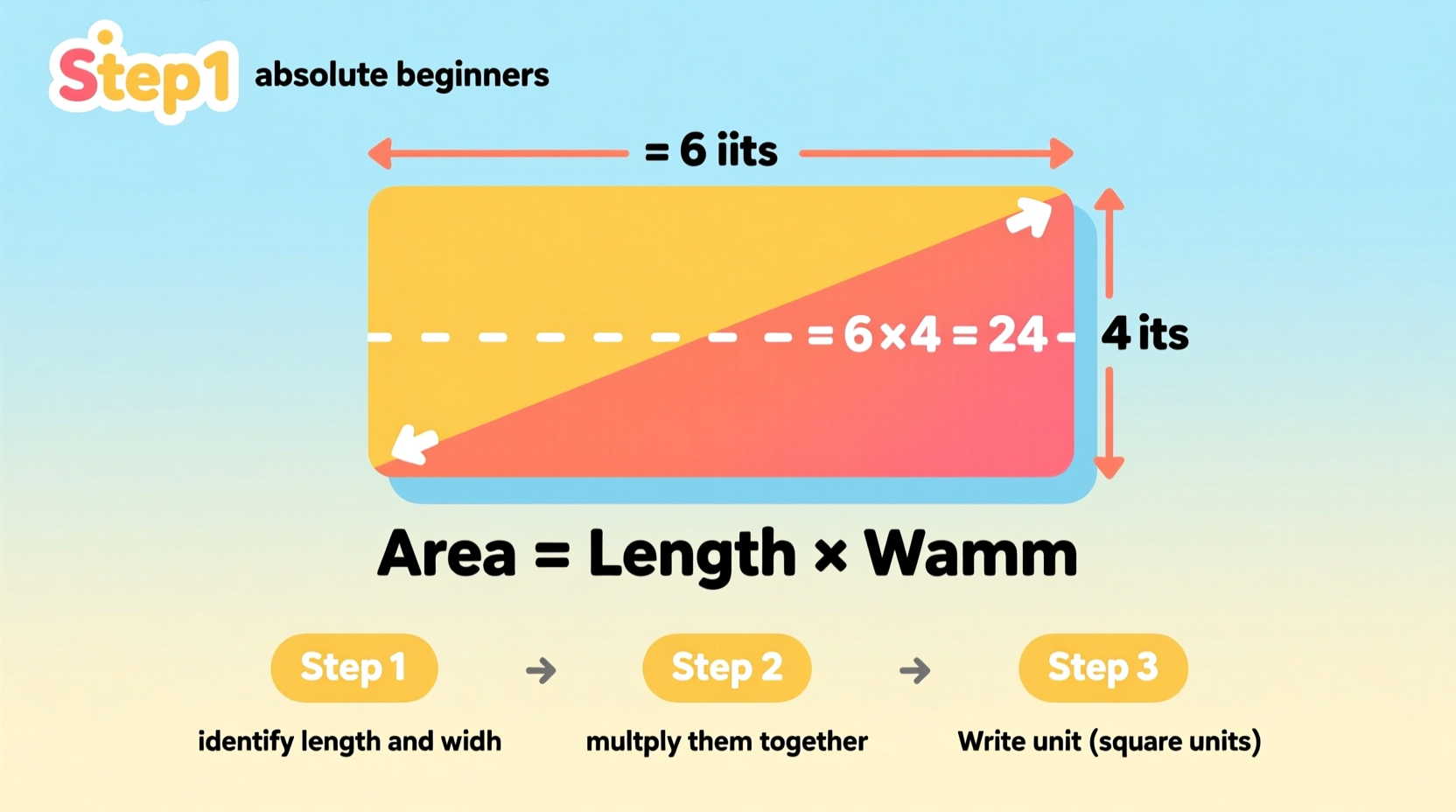 Step By Step Guide To Computing The Area Of A Rectangle For Beginners