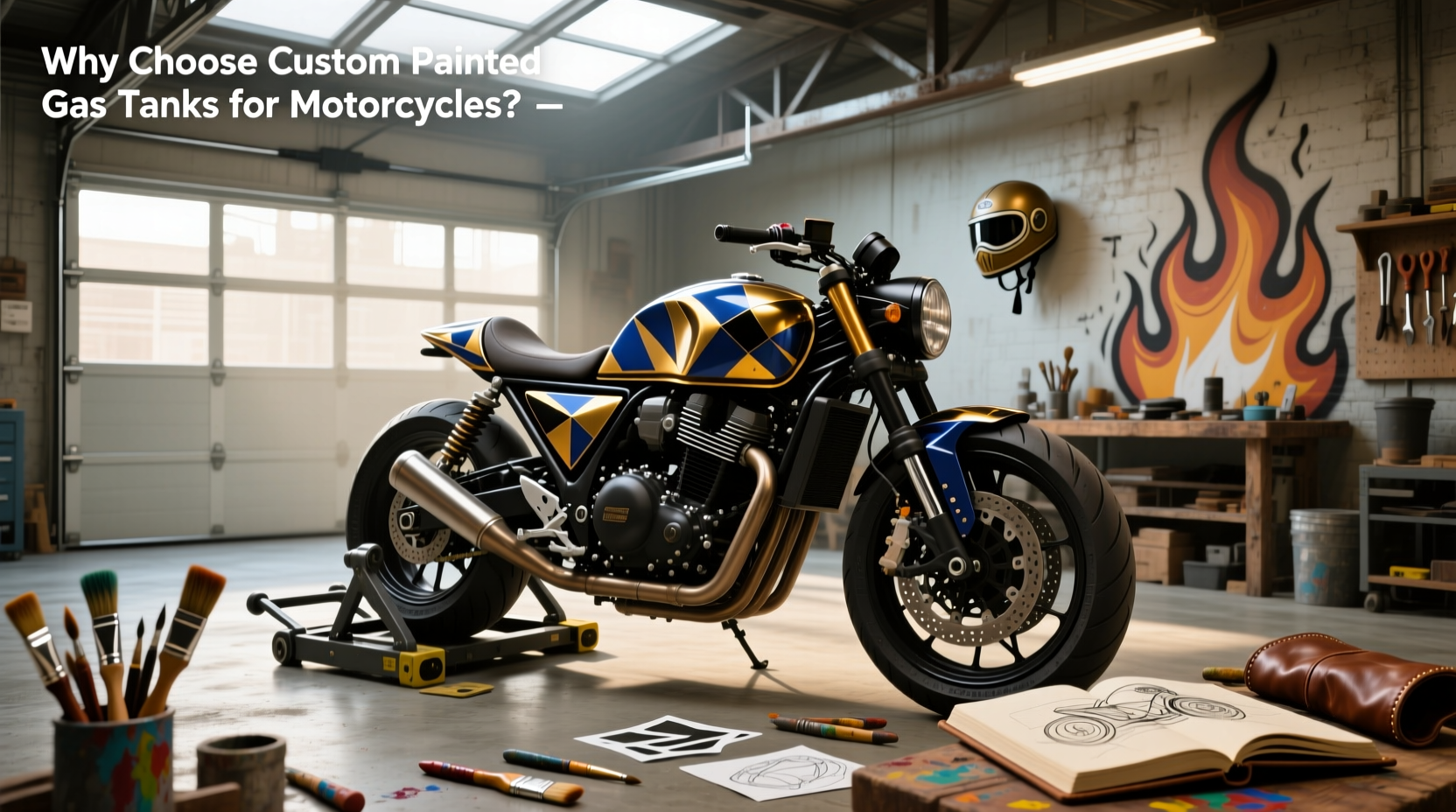 How to Choose a Custom Painted Motorcycle Gas Tank