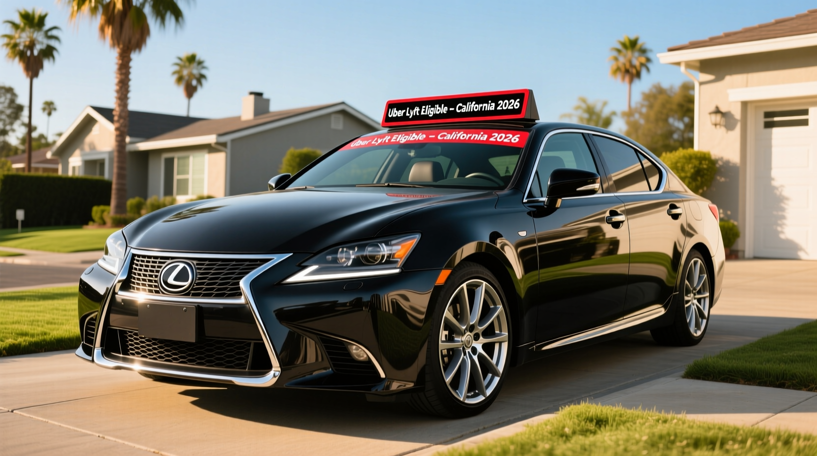 2013 Lexus GS350 Uber Lyft Eligibility in California 2026