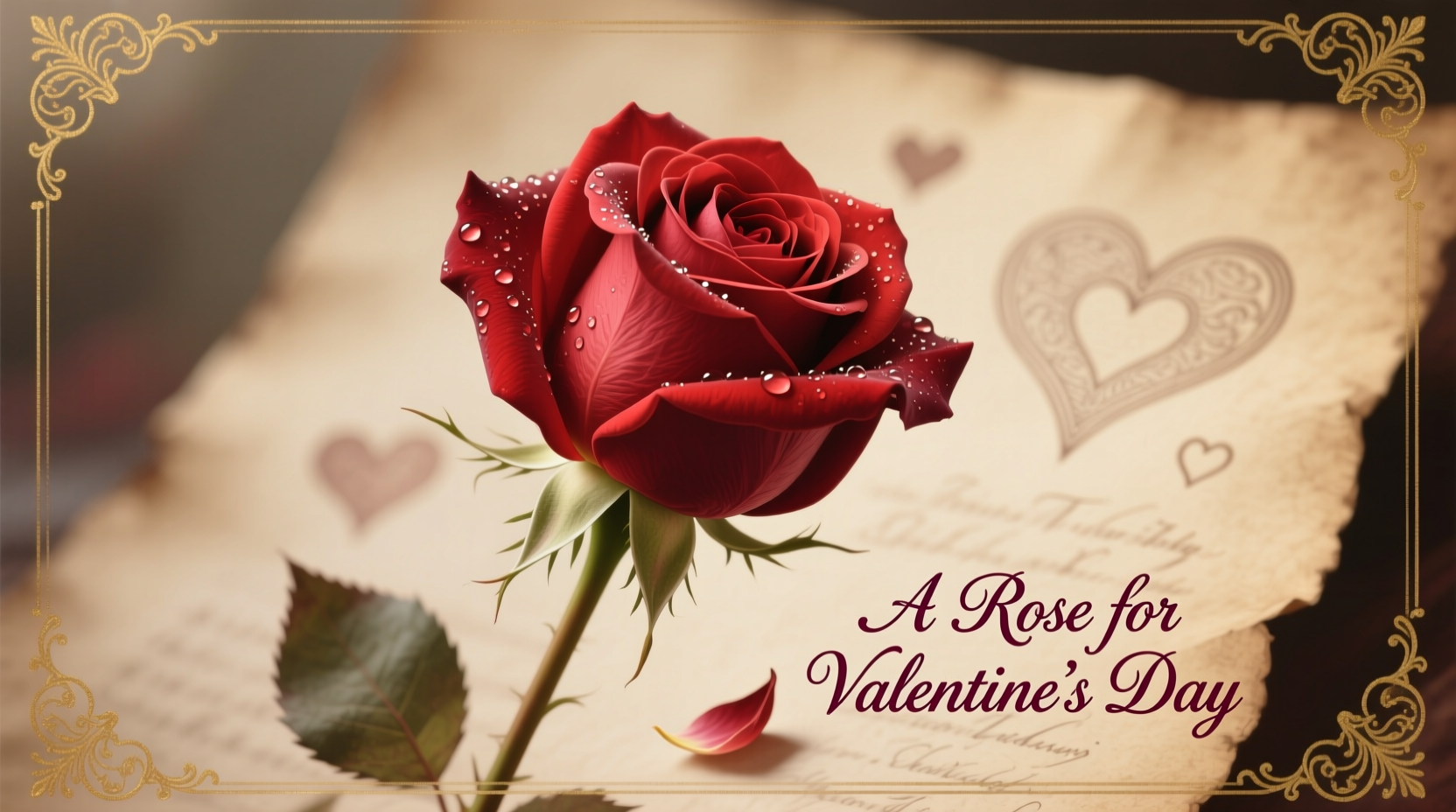 A Rose for Valentine's Day: Symbolism and Tradition