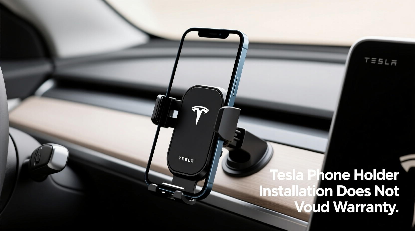 Tesla Phone Holder Installation Does Not Void Warranty