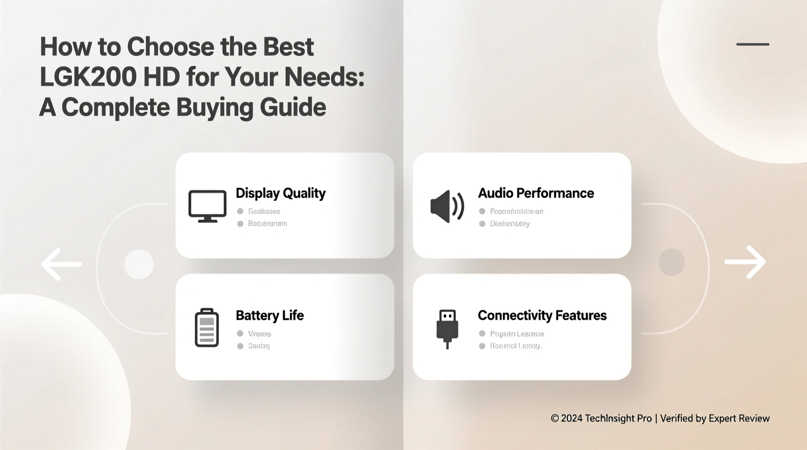 How to Choose the Best LGK200 HD for Your Needs: A Complete Buying Guide
