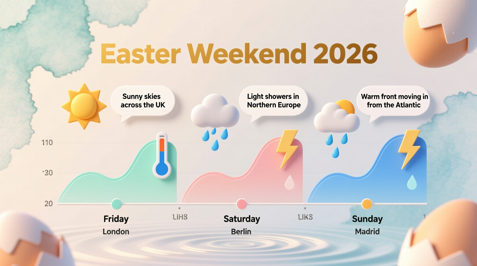 Easter Weekend 2026 Weather Forecast and Trends