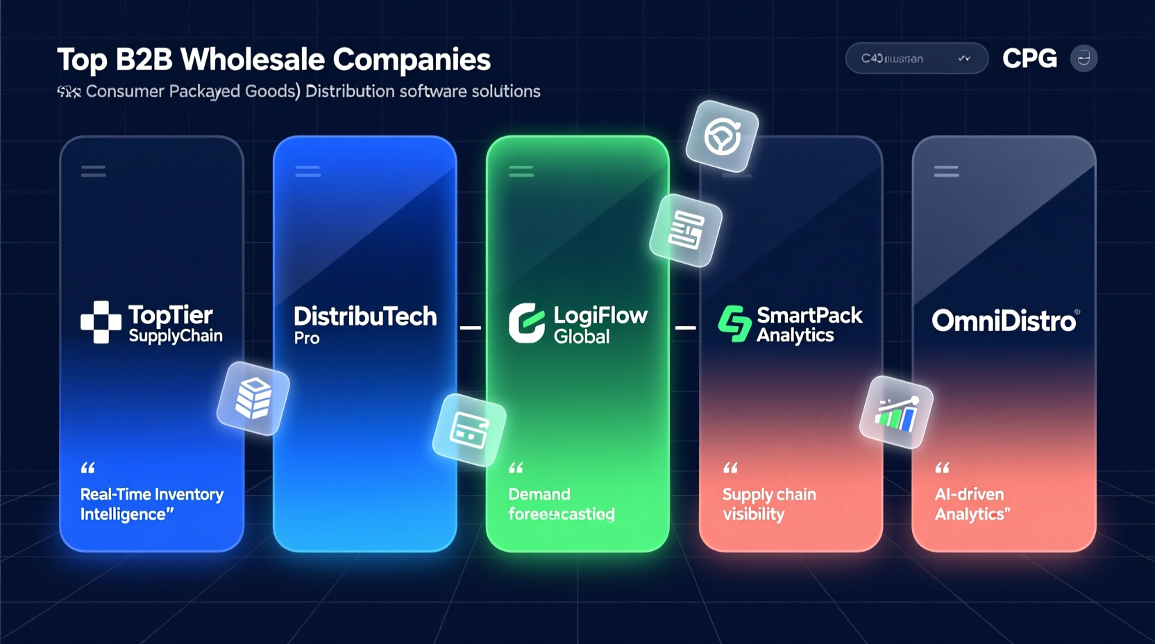 Best B2B Wholesale Companies for CPG Distribution Software Solutions
