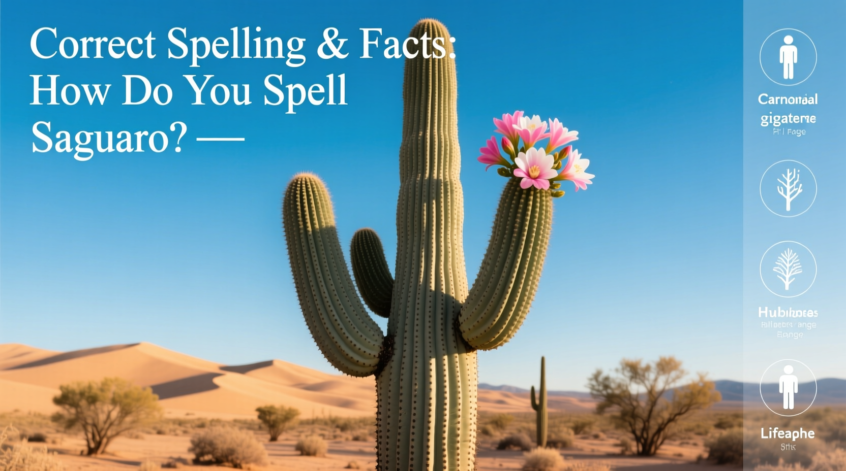 How Do You Spell Saguaro? Correct Spelling & Facts