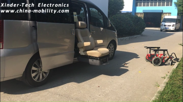 Car Trunk Wheelchair Hoist Cantilever Crane Lift Wheelchair Into Car ...
