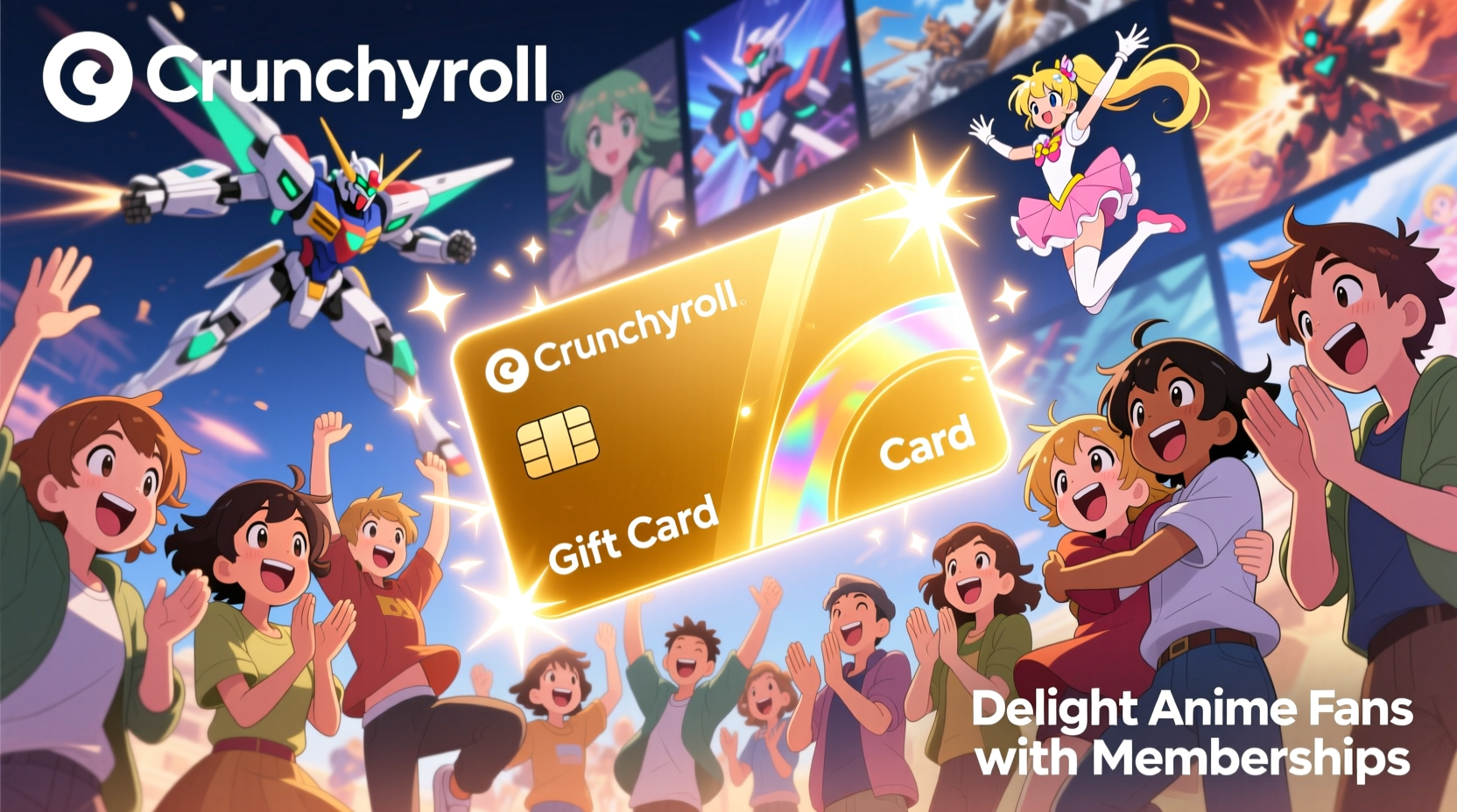 Crunchyroll Gift Card Delight Anime Fans With Memberships