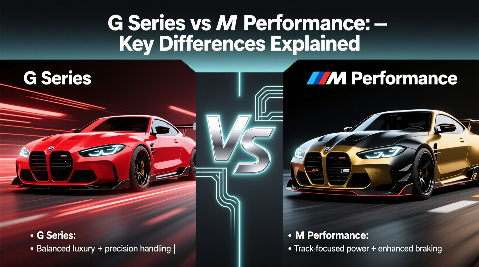 G Series vs M Performance: Key Differences Explained