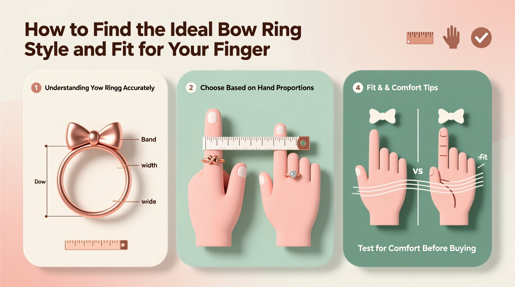 How To Find The Ideal Bow Ring Style And Fit For Your Finger A Complete ...