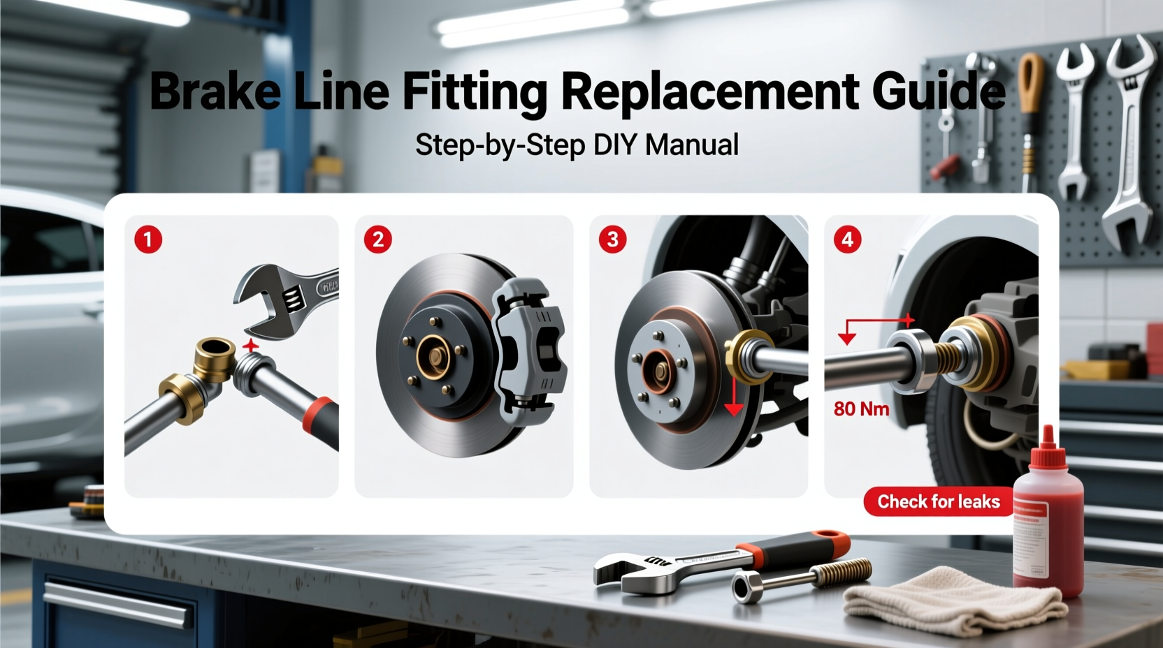 Brake Line Fitting Replacement Guide: Step-by-Step DIY Manual