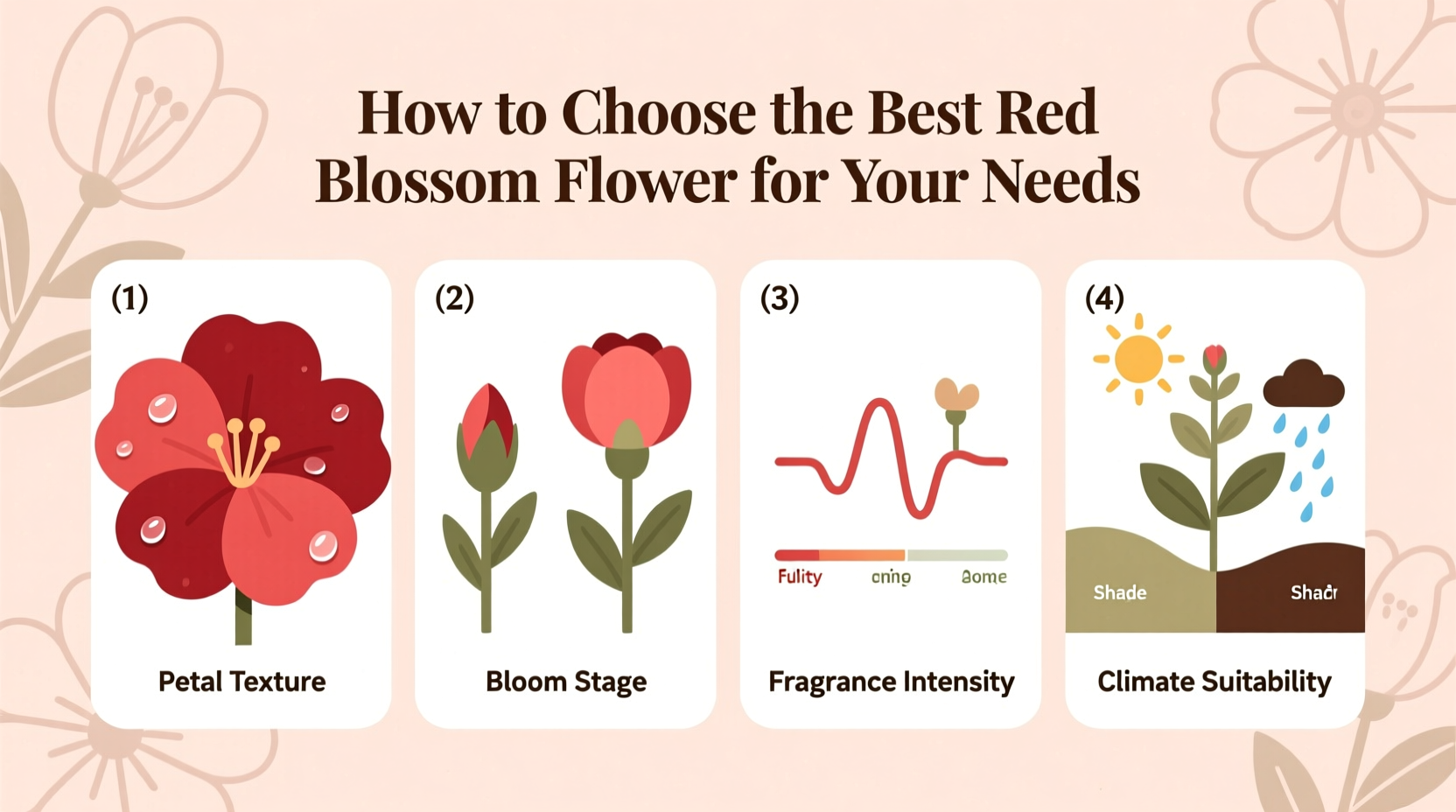 How to Choose the Best Red Blossom Flower for Your Needs