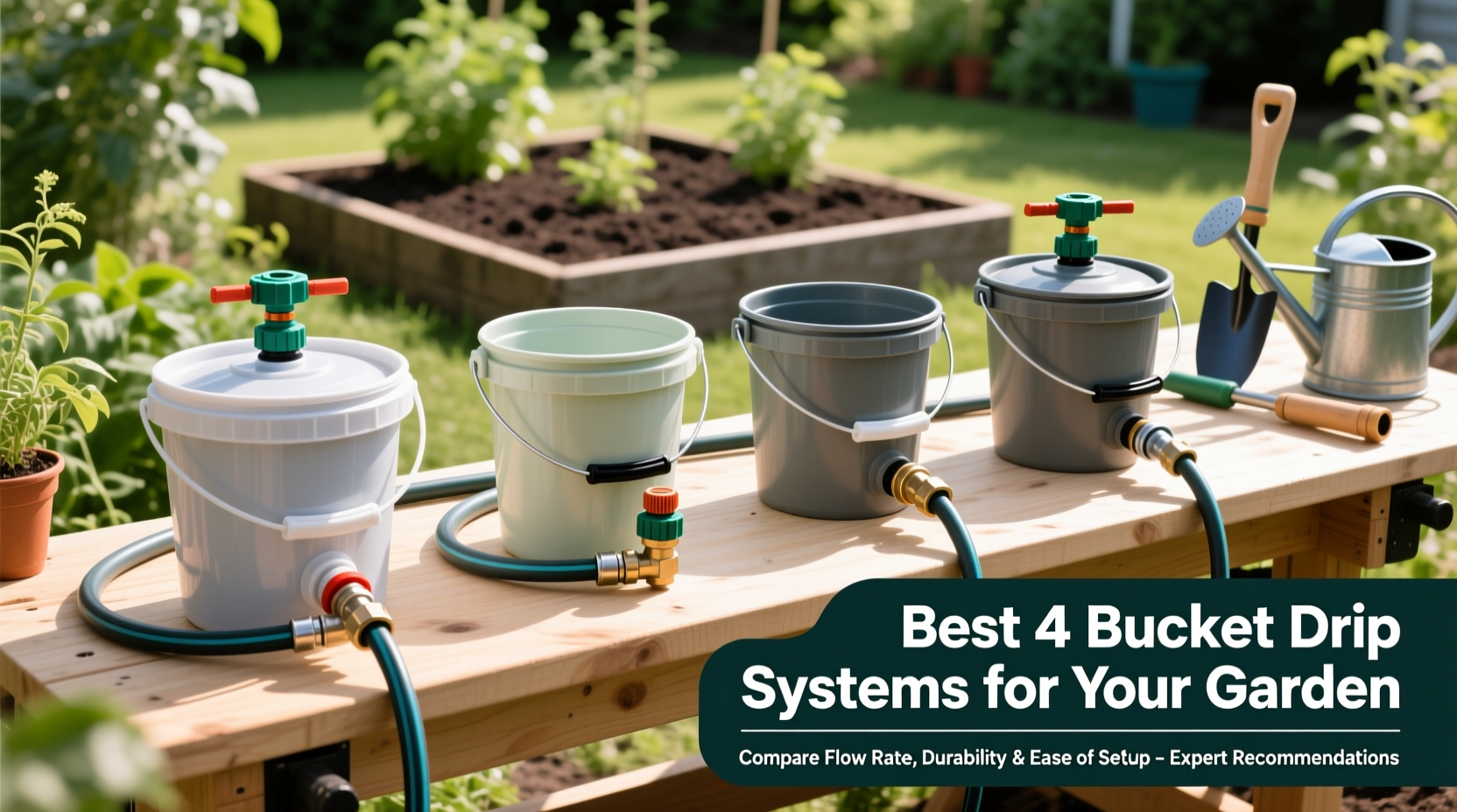 How to Choose the Best 4 Bucket Drip System for Your Garden