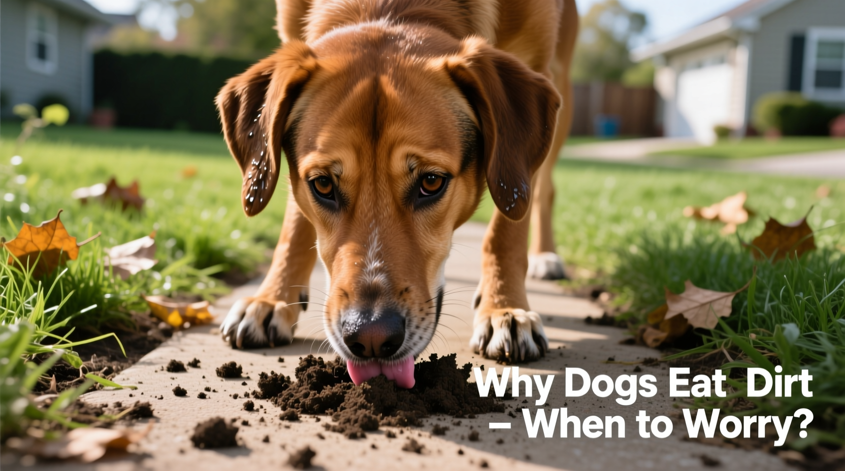 Dog Eating Dirt Reasons Why When To Worry