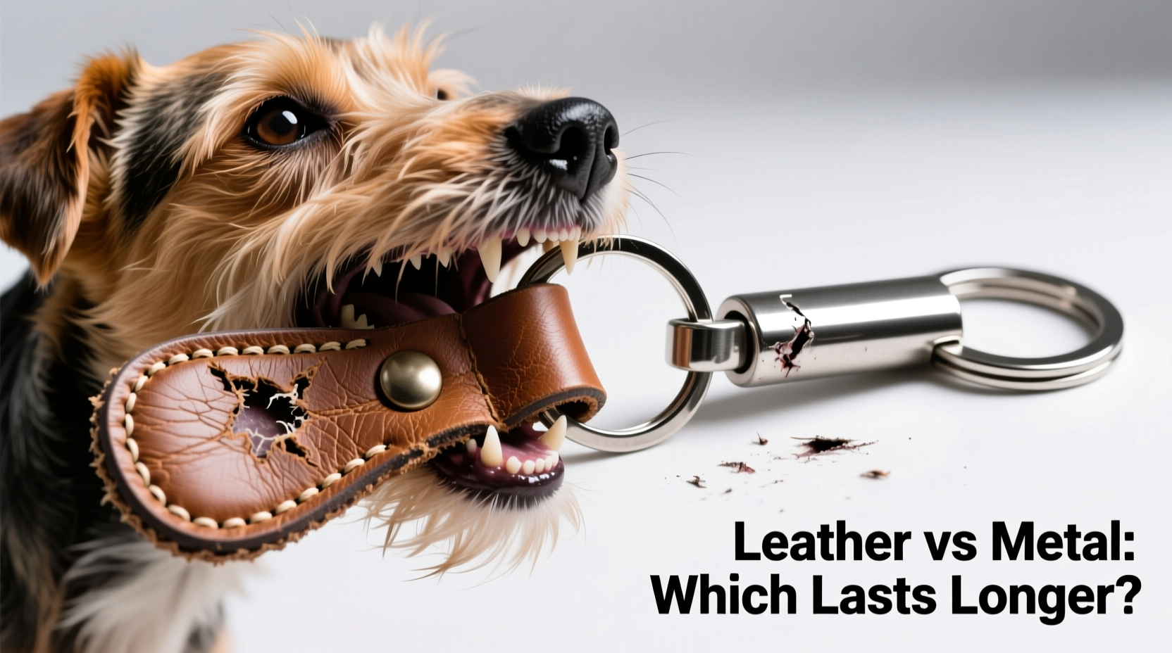 Leather Vs Metal Dog Keychains Which One Lasts Longer With A Chewer