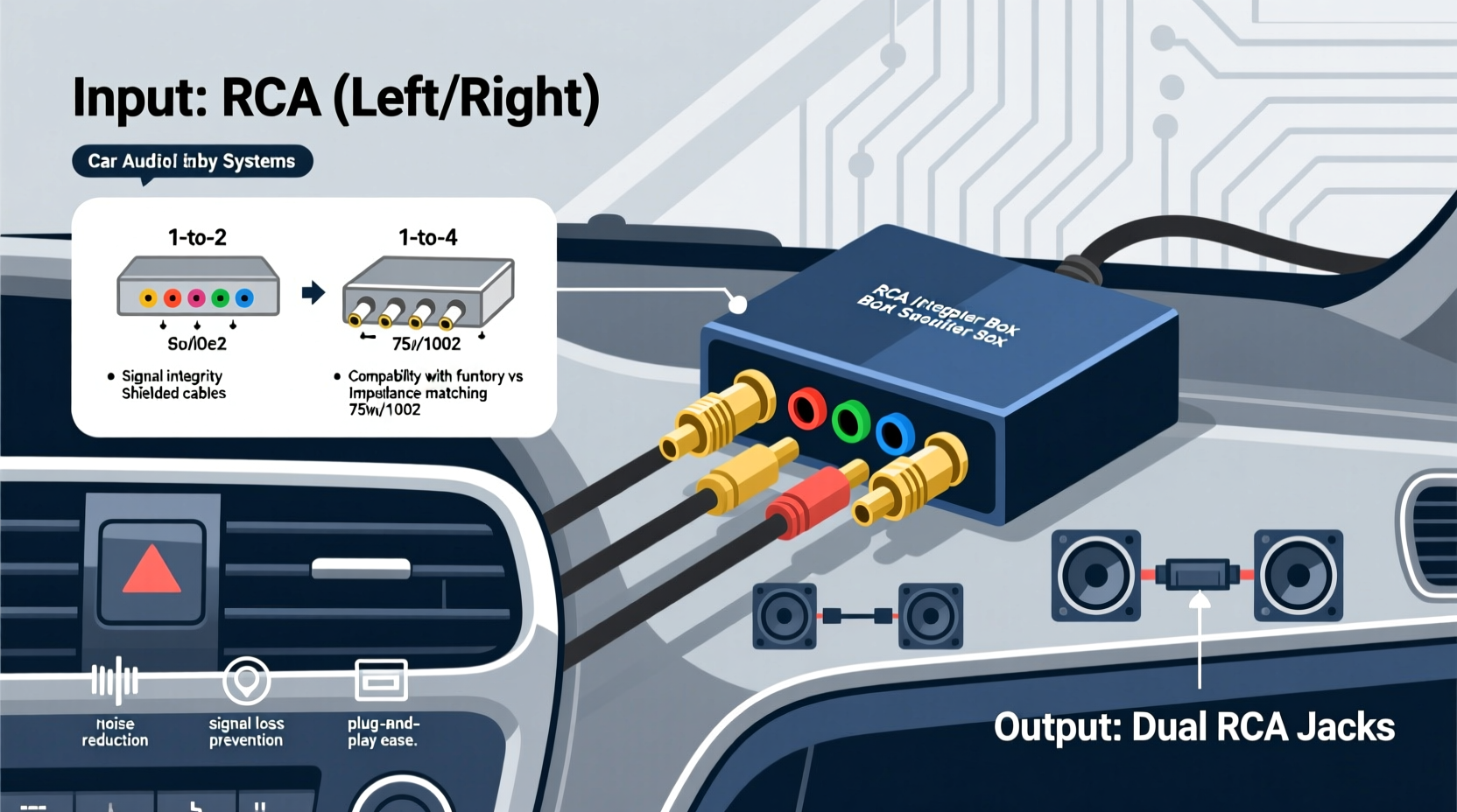 How to Choose the Best RCA Splitter Box for Car Audio Systems